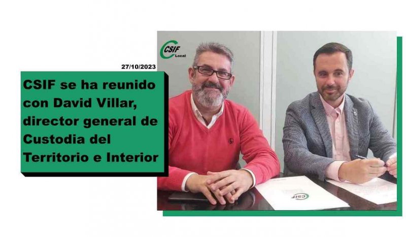 CSIF | CSIF se ha reunido con David Villar, director general de ...