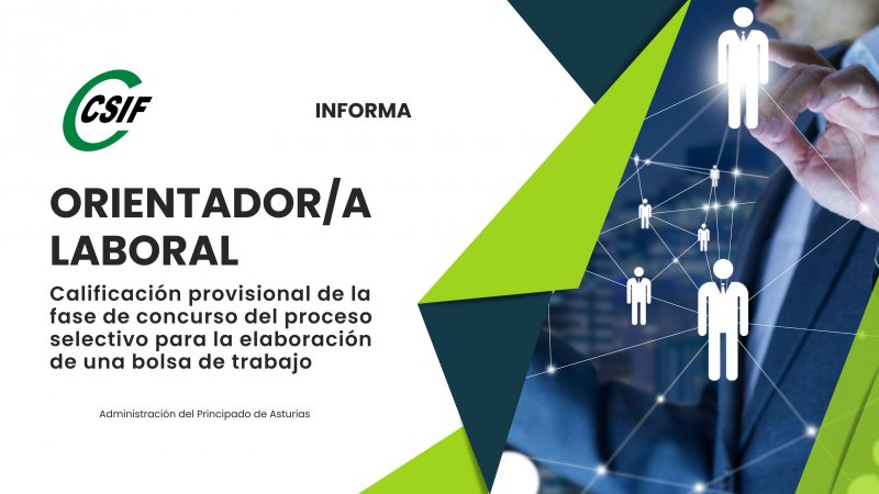 CSIF | Orientador/a Laboral.- calificación provisional de la fase de concurso del proceso ...
