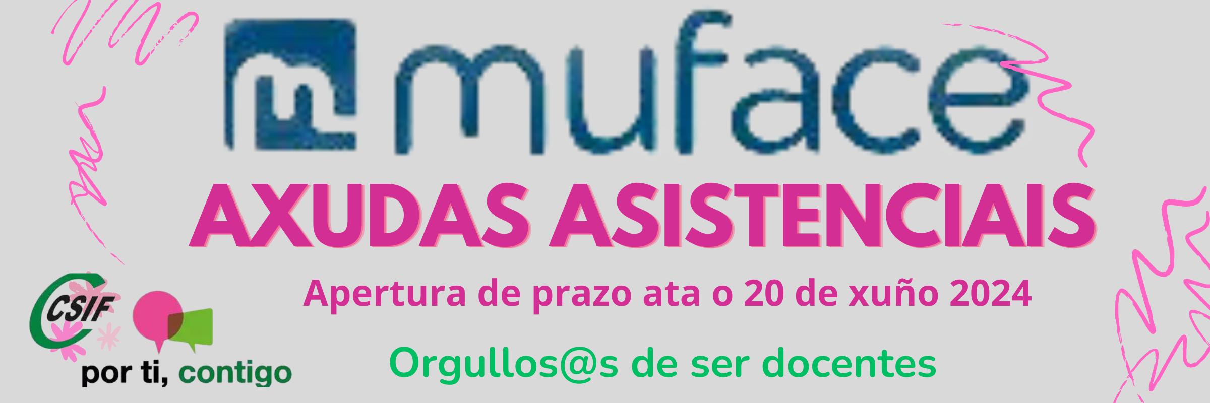 CSIF | Convocatorias axudas asistenciais Muface 2024