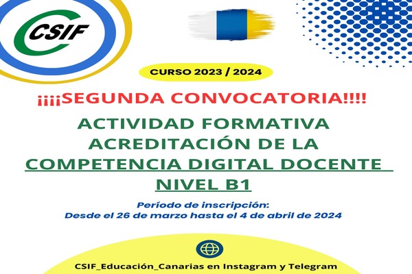 CSIF | ACTIVIDAD FORMATIVA CONDUCENTE A LA ACREDITACIÓN DE LA ...