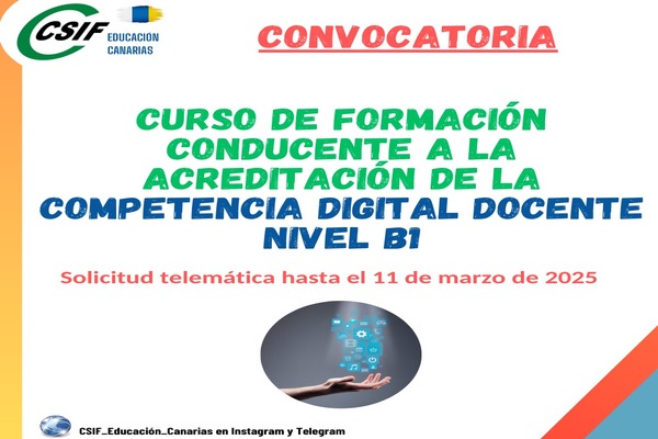 CSIF | CONVOCATORIA DE CURSO FORMACIÓN CONDUCENTE A LA ACREDITACIÓN DE ...