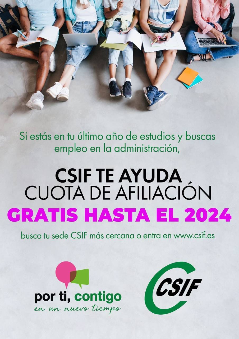 CSIF | CSIF te ayuda, si estás en tu último año de estudios y buscas ...